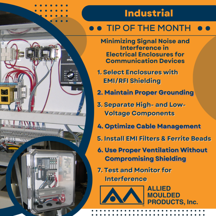 Minimizing Signal Noise and Interference in Electrical Enclosures for ...